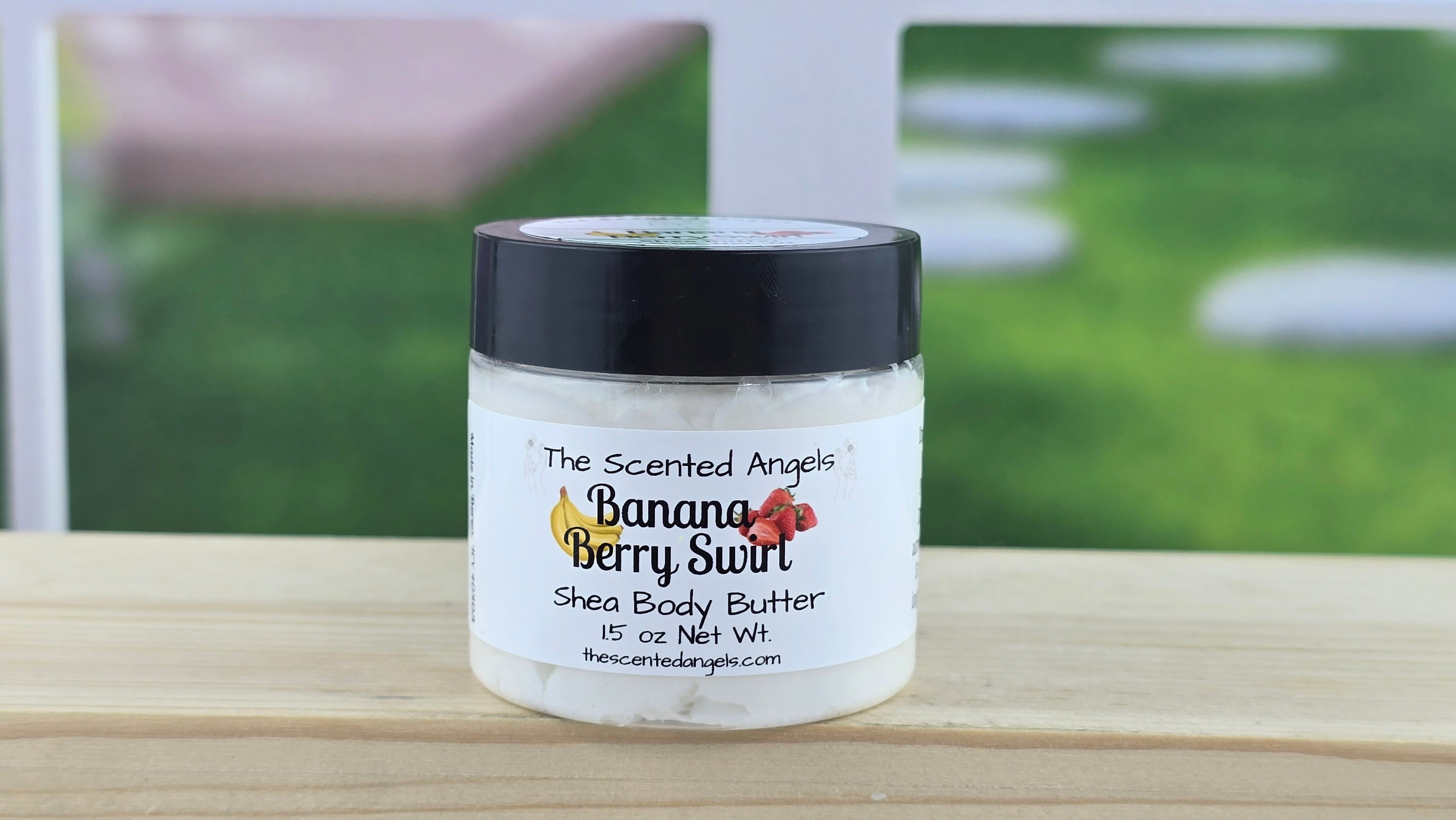 TSA Handmade Banana Berry Swirl Whipped Shea Body Butter – The Scented ...